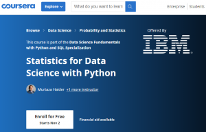 Statistics with Python – Urban Analytics Institute